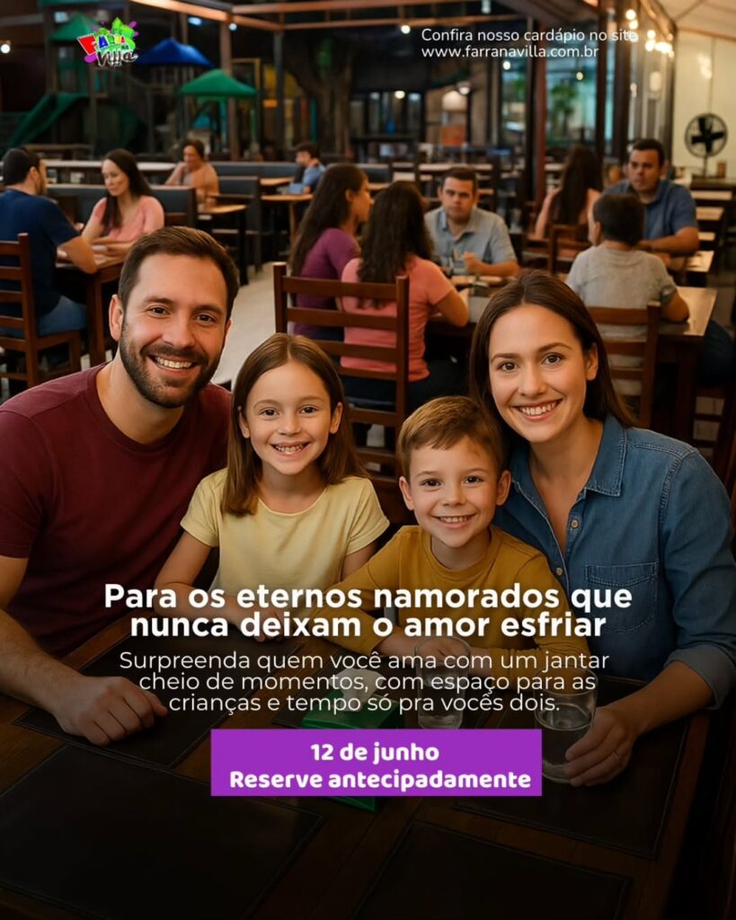 Dia dos Namorados com filhos? Farra na Villa tem espaço kids grátis e ...