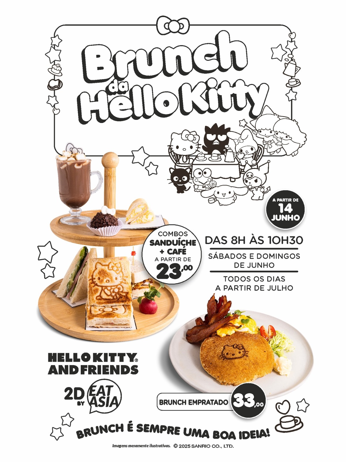 Restaurante 2D da Hello Kitty lança brunch temático para famílias em ...