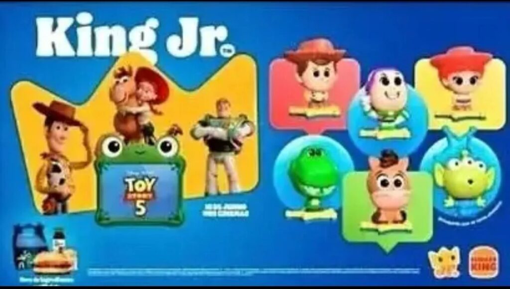 Toy Story 5 invade o Burger King com coleção colecionável do King Jr ...